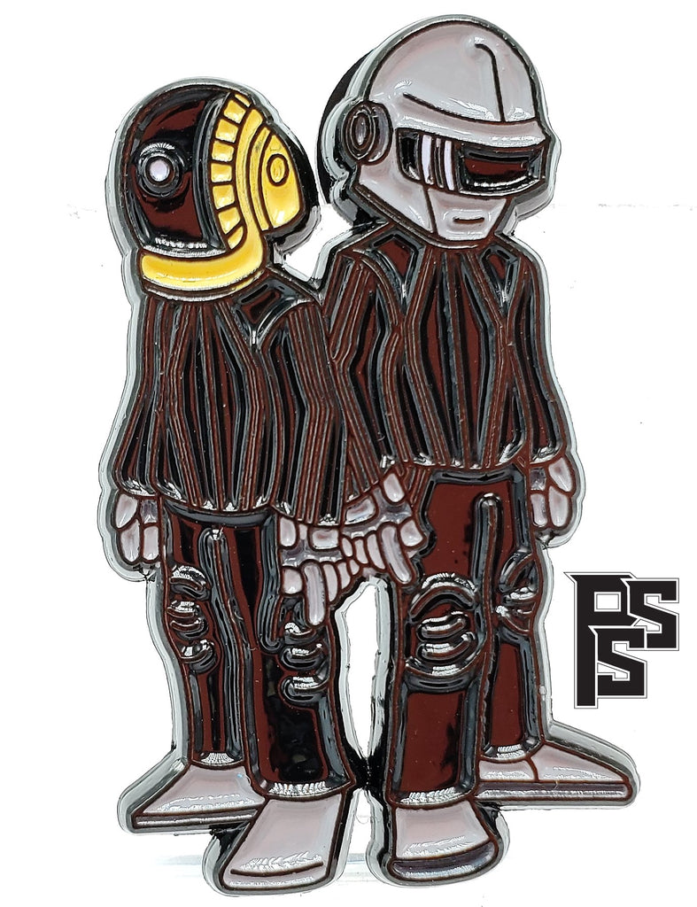 Mini Daft Punk (Black) Lapel Pin – PinStopShop