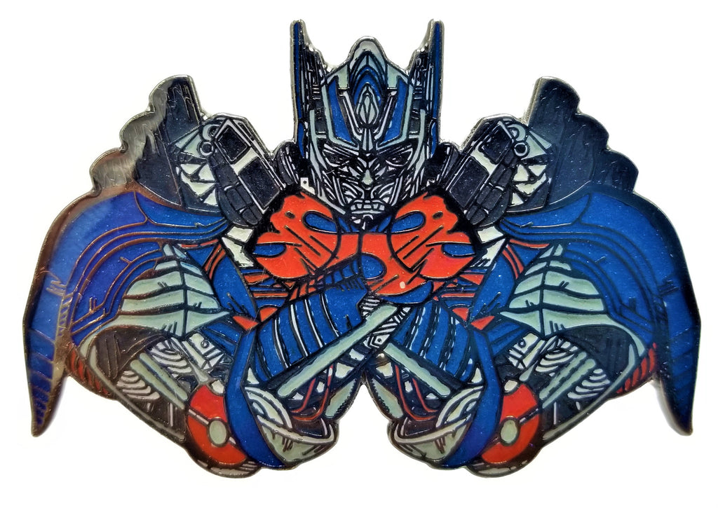Optimus: Throw Your X Up (mini edition) Lapel Pin – PinStopShop